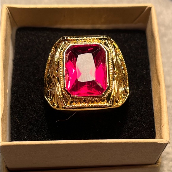 Accessories | 1284rtt An Inlaid Baquette Ruby Color Square Cut Setting ...